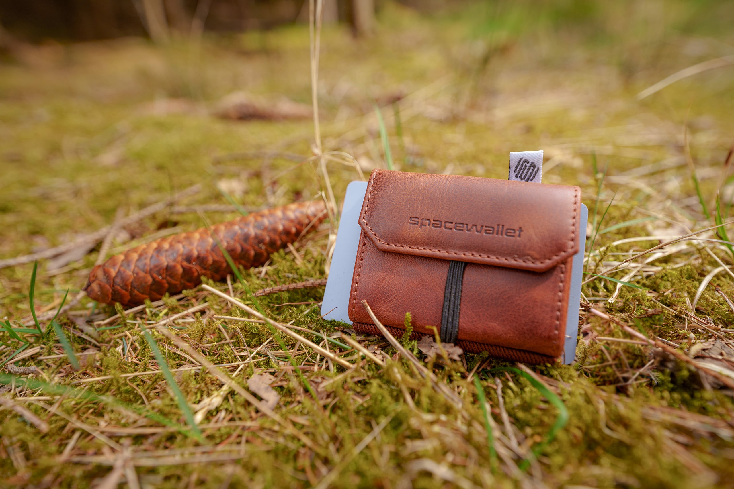 Space Wallet Pull Mini Wallet mit Münzfach - Gummiband-Verschluss ...